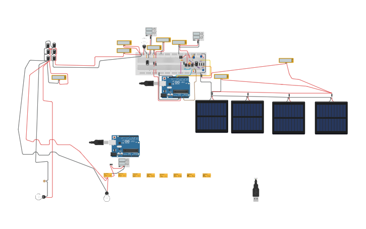 Circuit design KIOSK PROJECT SCHEMATIC - Tinkercad