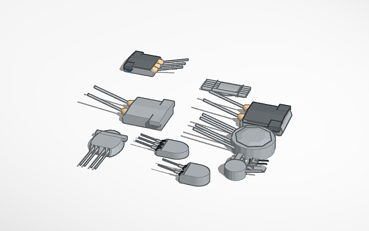 3D design battle ship turrets - Tinkercad