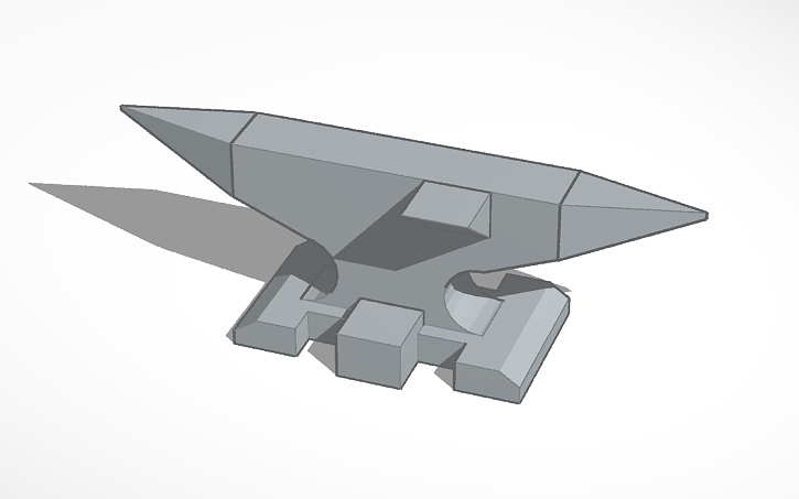 3D design Anvil(German) - Tinkercad