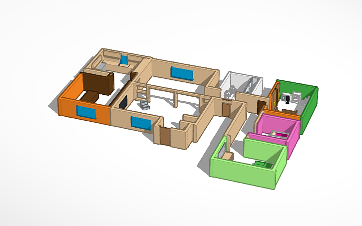 3D design Inside My house | Tinkercad