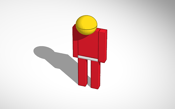 3D design Dynablocks / Roblox Character Model 1 - Tinkercad