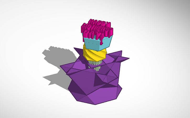 3D design Mothers' Day Tinkercard | Tinkercad