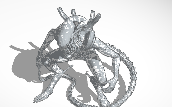 3D design Alien - Tinkercad