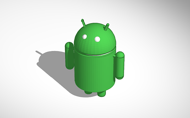 3D design Android Mascot | Tinkercad