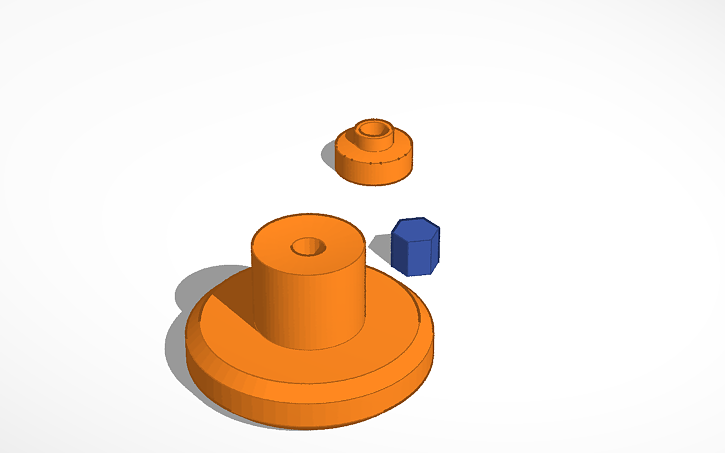 3D design Crock Pot Handle for M5 25mm bolt - Tinkercad