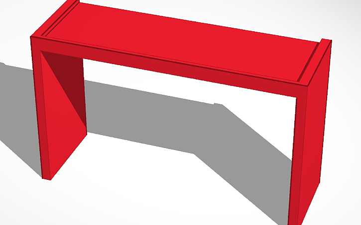 3D design Medicine Cabinet Shelf - Tinkercad
