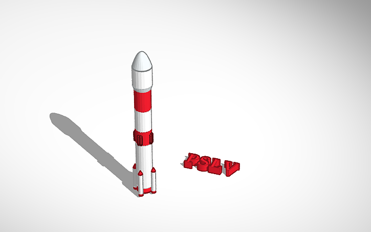 3D design PSLV - Tinkercad