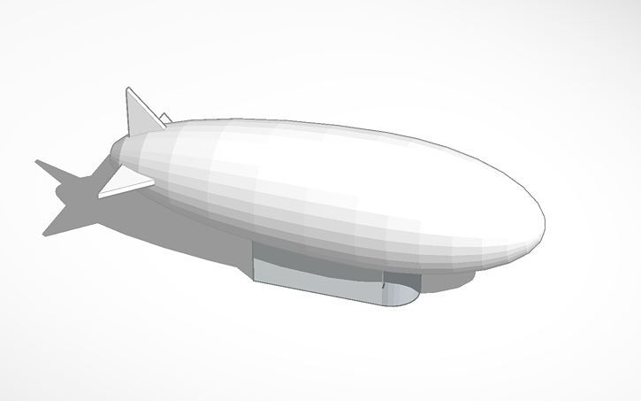 3D design Zeppelin - Tinkercad