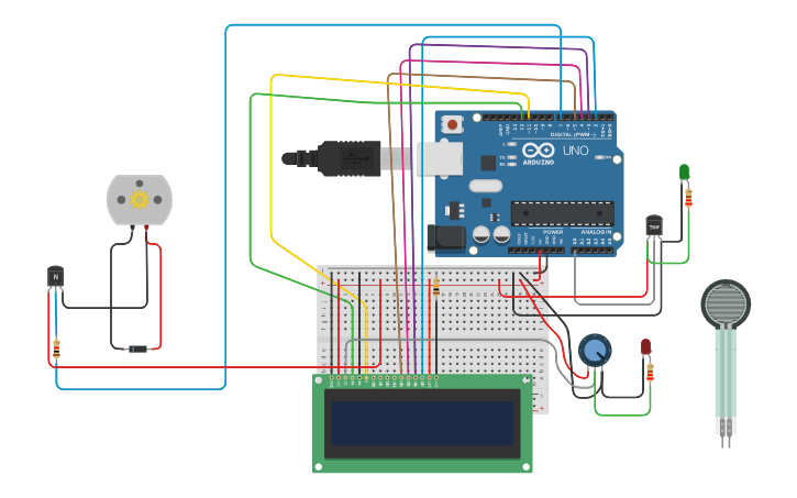 Circuit design Temperature, Humidity - Public - Tinkercad