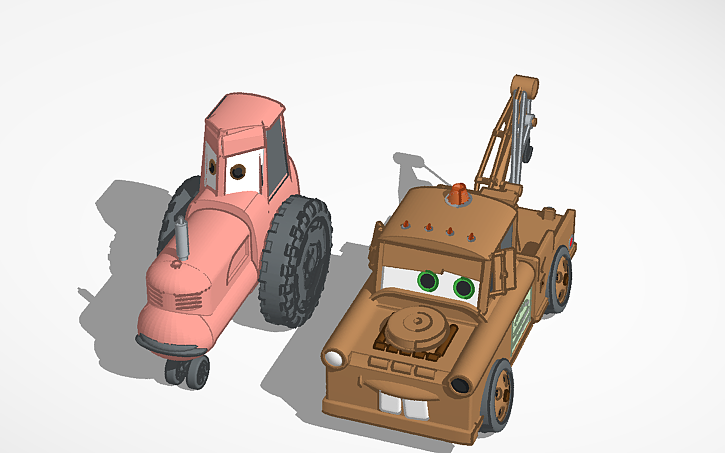 3D design Tractor Tipping Mater | Tinkercad