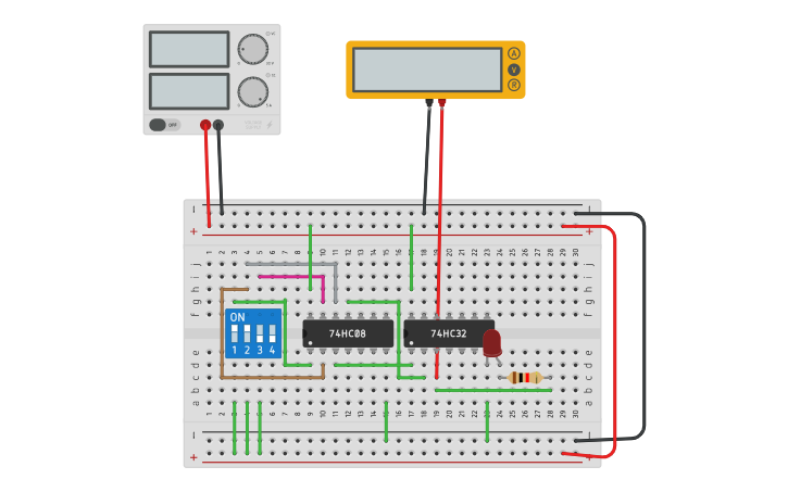 Circuit design MUAÑA BREADBOARD APPLICATION | Tinkercad