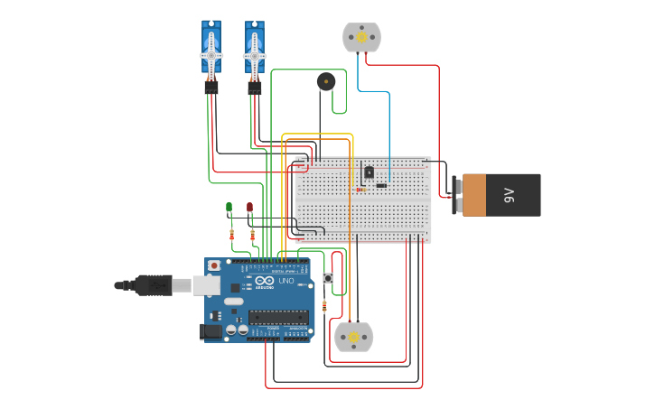 Circuit design iMeche 2021-2022 - Tinkercad