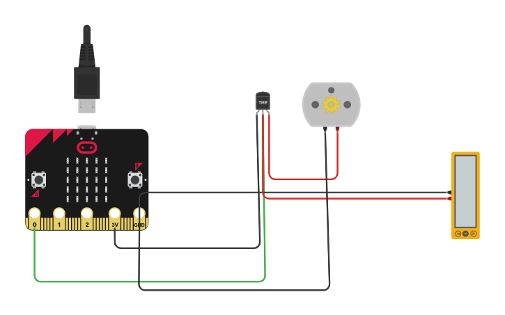 Circuit design microbit electronic circuit DC motor - Tinkercad Circuit design microbit electronic circuit DC motor - Tinkercad