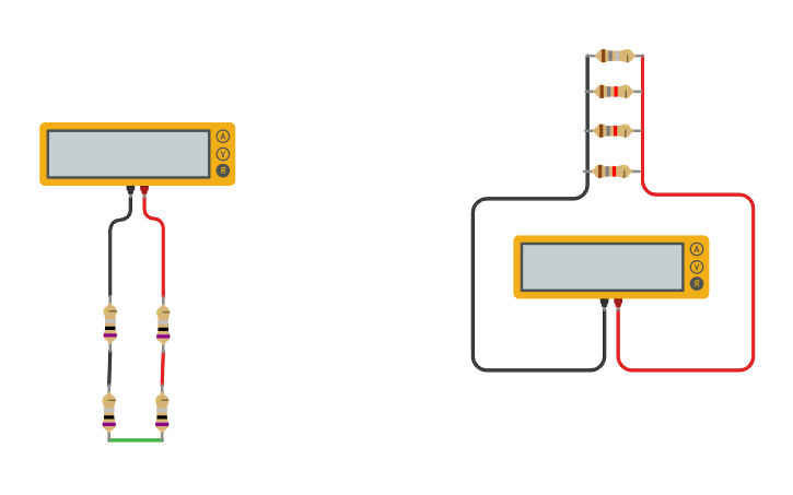 Circuit Design Resistors Series Parallel Tinkercad