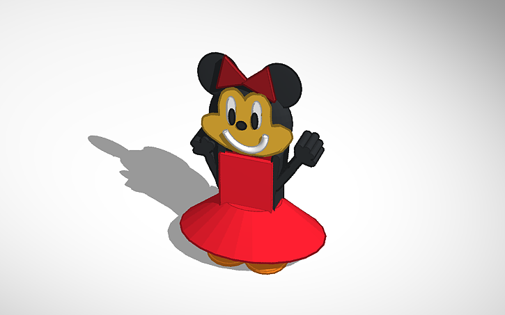 3D design MİNNİE MOUSE | Tinkercad