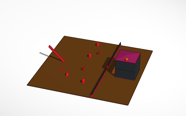 3D design Haunted house (still under progress) | Tinkercad