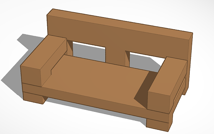 3D design Olivia Gemma - Bench Project | Tinkercad