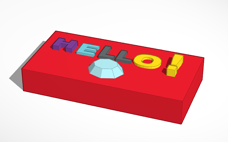 3d Design Block Tinkercad