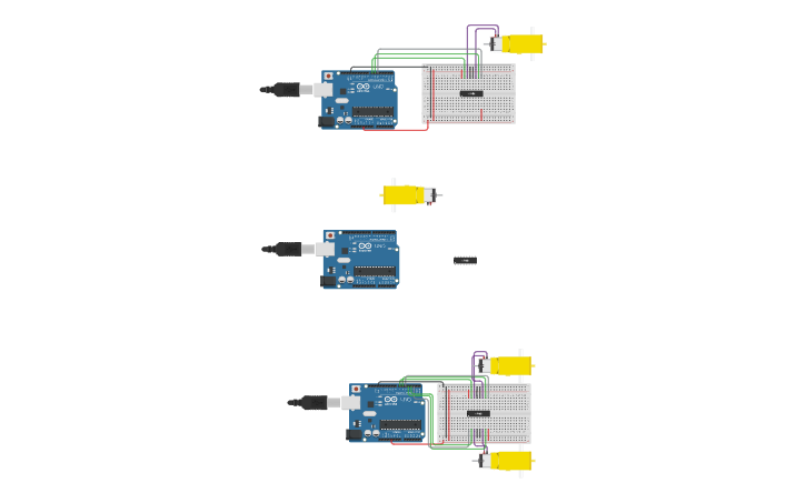 Circuit design Practica 6 - Tinkercad