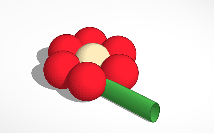 3D design Flower - Tinkercad