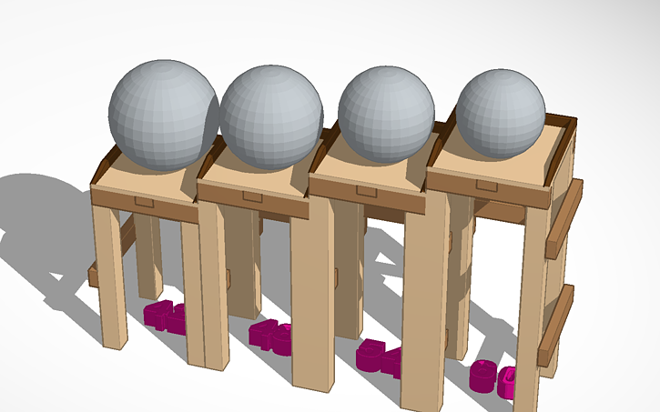 3D design Strongman Atlas Stone Loading Platform - Tinkercad