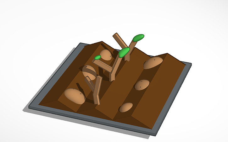 3D design TDS farm - Tinkercad