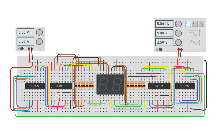 Circuit design CONTADOR 0 A 99 - Tinkercad