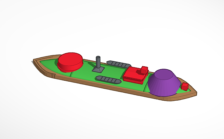 3D design USS osage WIP - Tinkercad