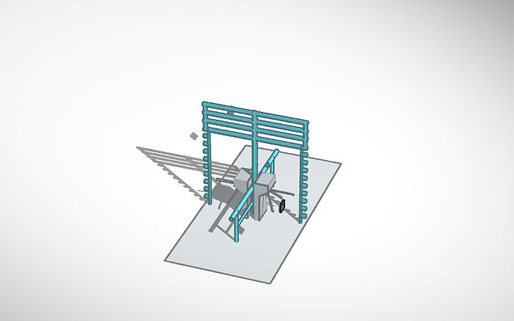 3D design Gateway Turnstile - Tinkercad