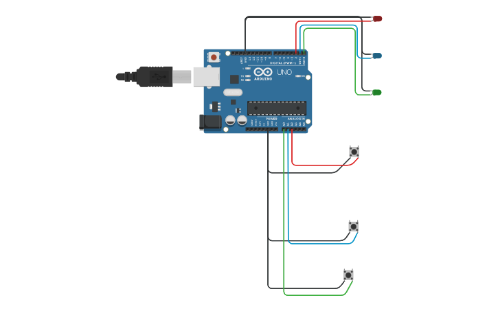 Circuit Design Arduino Water Level Sensor Tinkercad