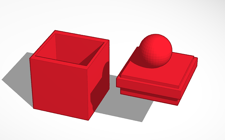 3d Design Box With Lid Tinkercad