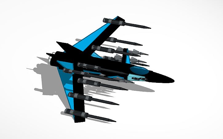 3D design F-93 Banshee - Tinkercad
