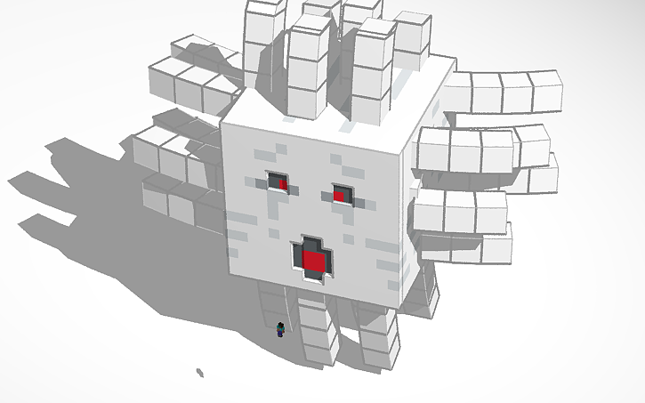 3D design Mutant Ghast Titan - Tinkercad
