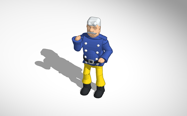 3D design cdt steele fireman sam printable - Tinkercad