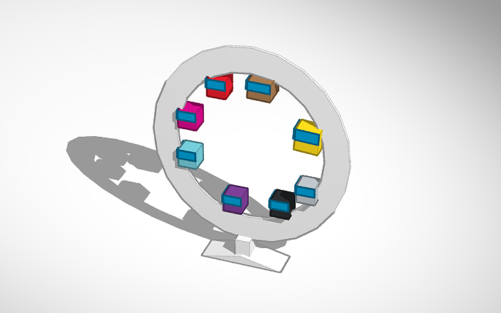 3D design Ferris wheel - Tinkercad