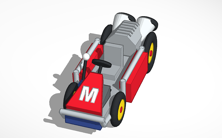 3D design mario kart - Tinkercad