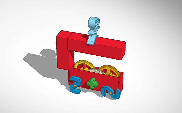 3D design Scribble train : Wind-up Running Buggy : Charizard Industries ...