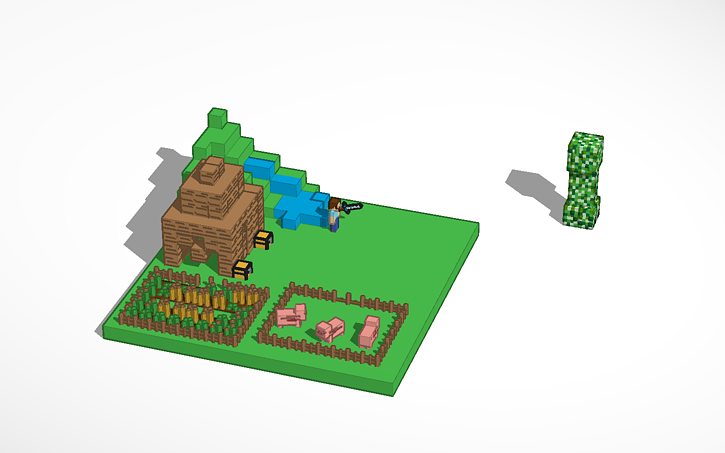 3D design Minecraft - Tinkercad