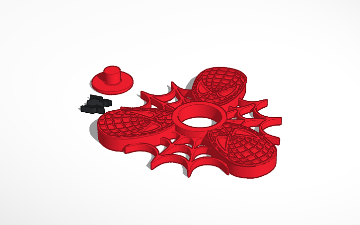 3D design Spiderman Fidget Spinner | Tinkercad