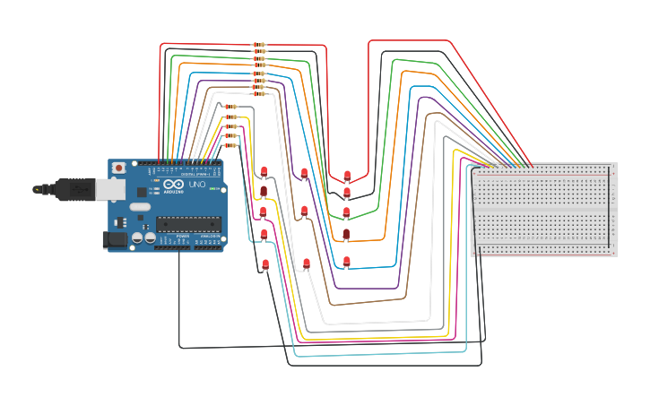Circuit design arduino - Tinkercad