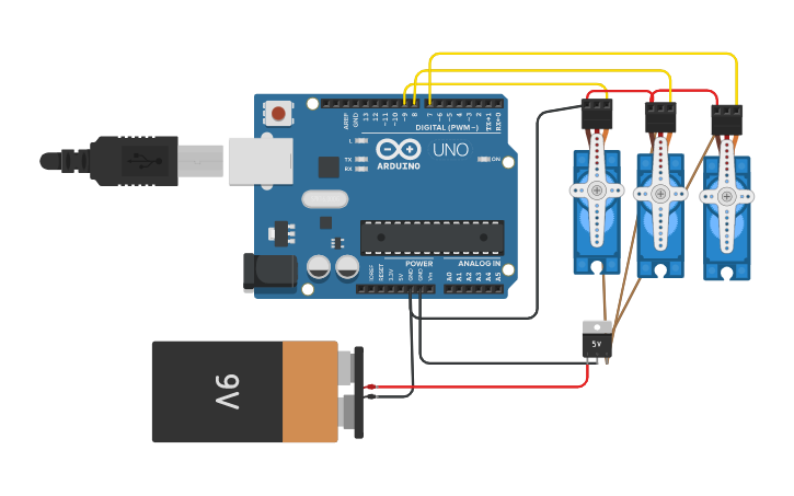 Circuit design Maximo del Castillo 4°5° | Tinkercad
