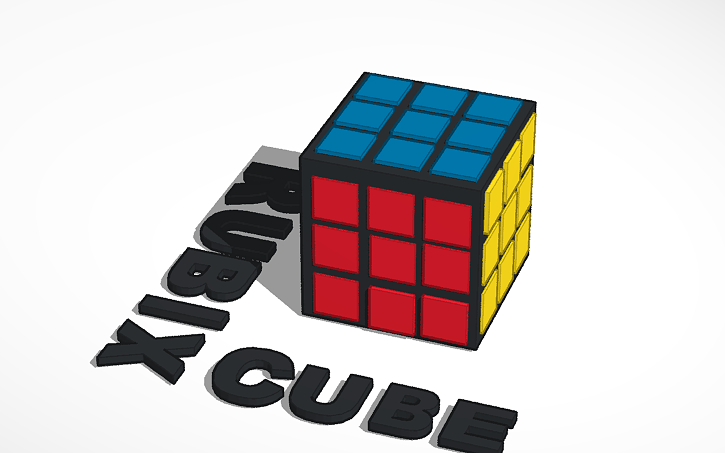 3D design Rubix cube | Tinkercad