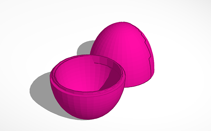 3D design Printable Easter Egg - Tinkercad
