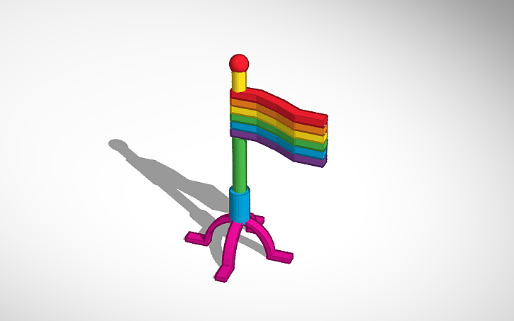 3D design Copy of Happy Pride week, Tinkercad | Tinkercad