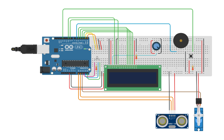 Circuit design Tripwire 3000 V2 - Tinkercad