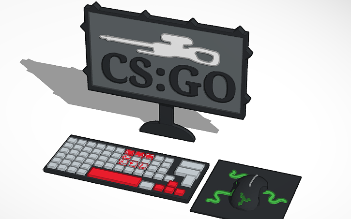 3D design CS GO | Tinkercad