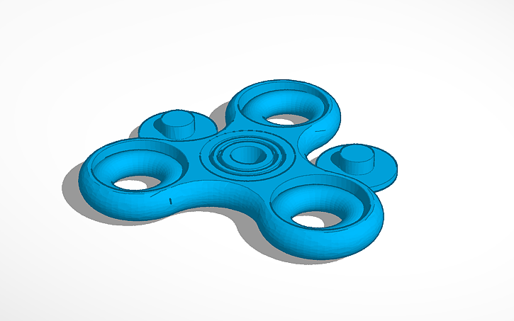 3D design Fidget Spiner - Tinkercad