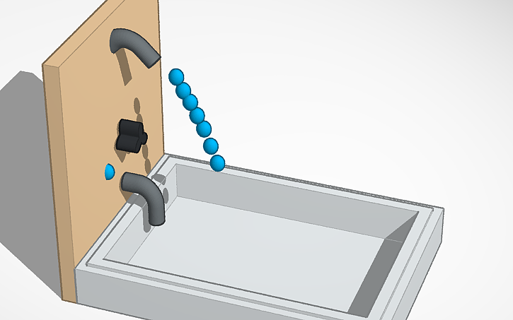 3D design Shower - Tinkercad