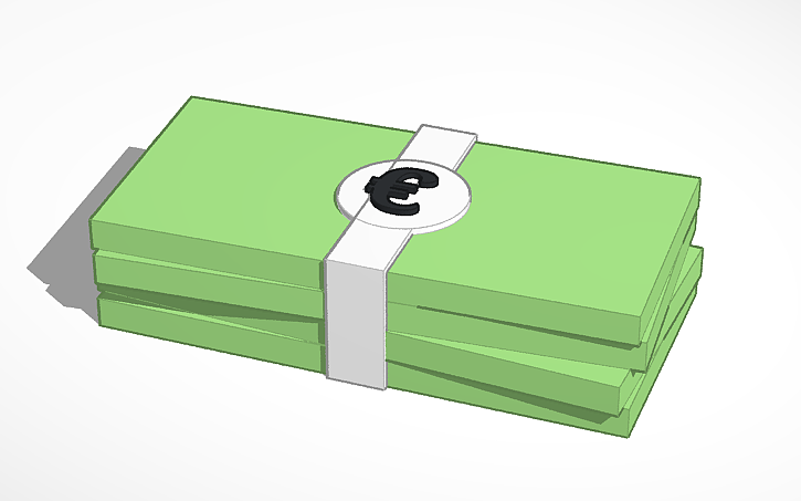 3D design Money Stack - Tinkercad