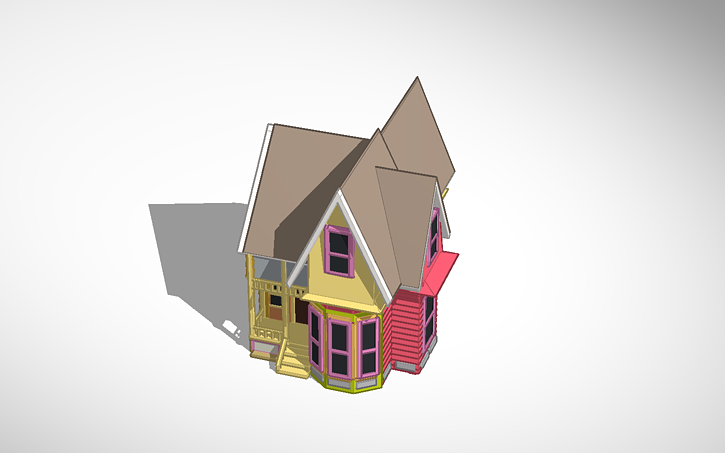 3D design Disney Pixar - UP House (4 mkstarfighter) - Tinkercad